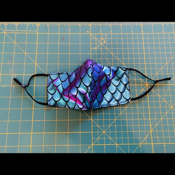 Accessories | Mermaid Scales Facemask | Poshmark